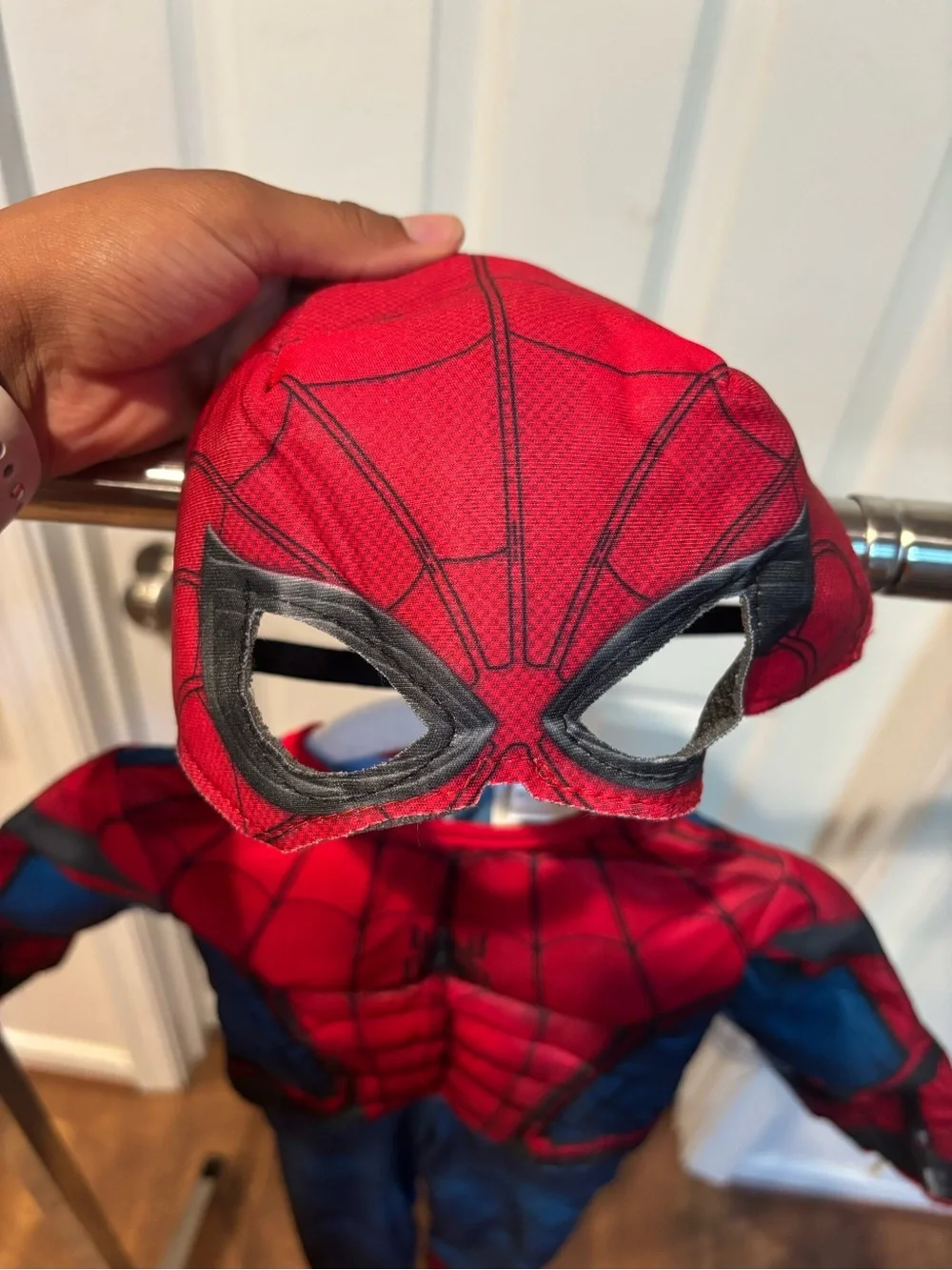 Marvel | Costumes | Marvel Spiderman Red And Blue Muscle Chest Costume ...